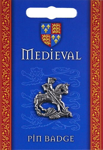 St George Pilgrim Silver Pewter Lapel Pin Badge | eBay