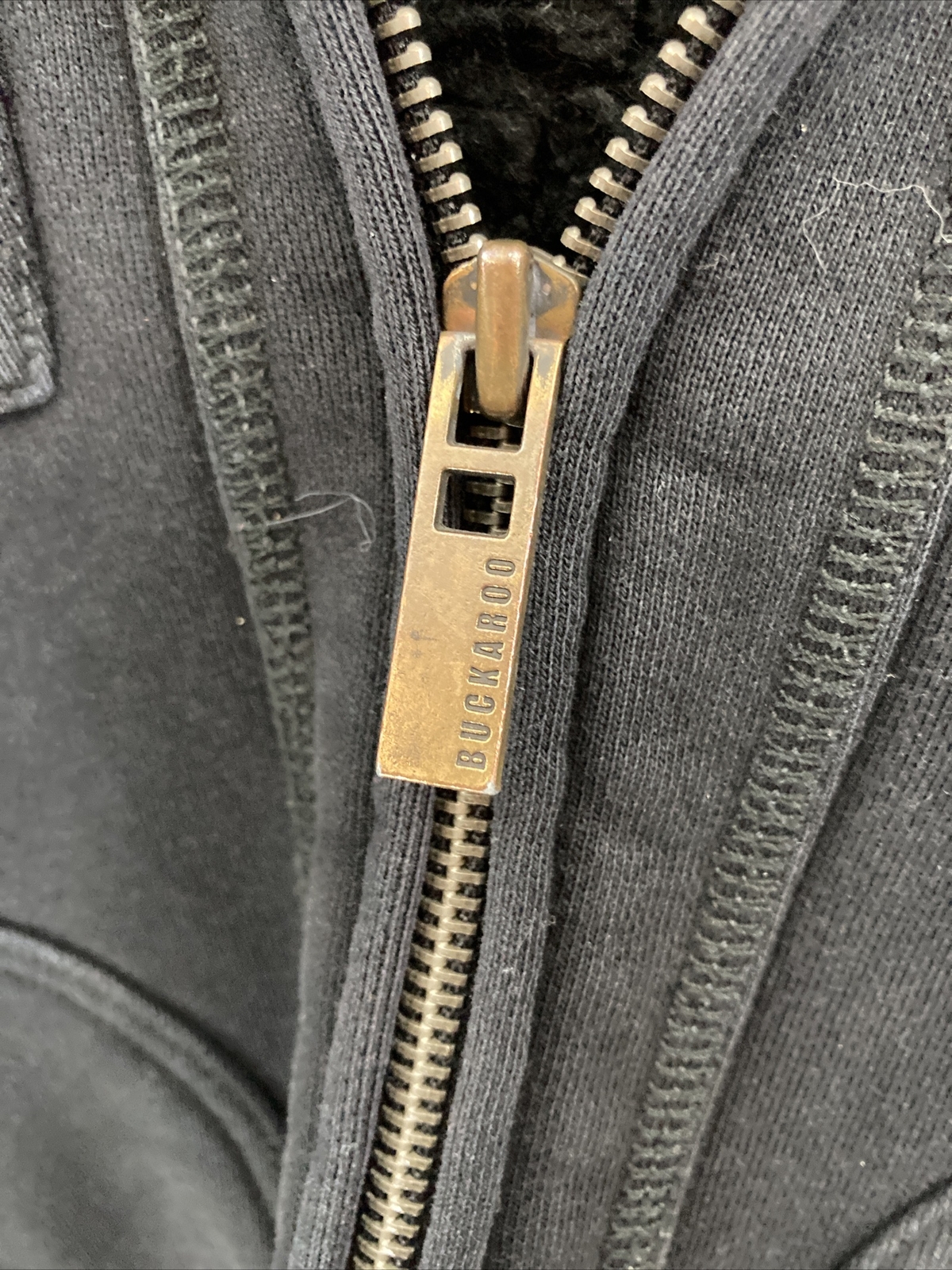 Buckaroo Modern Vintage Full Zip Blue Sweatshirt L La… - Gem