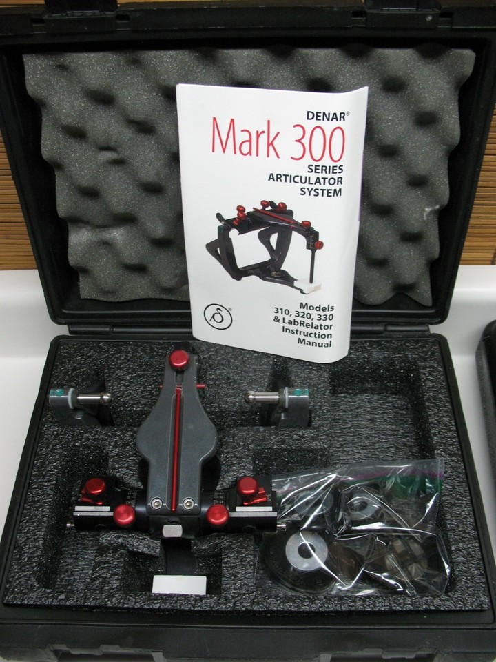DENAR MARK 330 SEMI ADJUSTABLE DENTAL ARTICULATOR WITH SLIDEMATIC ...