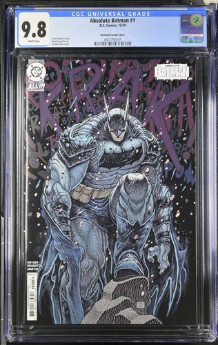 Absolute Batman #1 CGC 9.8 NM Ian Bertram INCENTIVE RATIO 1:25 JOKER ...