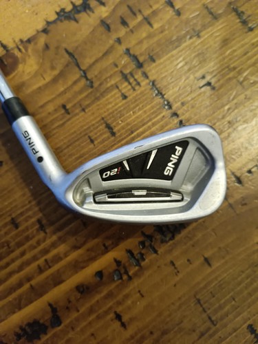 Ping i20 7 Iron Golf Club Steel CFS Shaft Stiff Flex Black Dot RH Mens ...