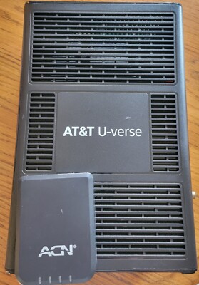 AT&T & U-Verse Router 5268AC WI-FI Internet Modem Router Black W/ Power ...