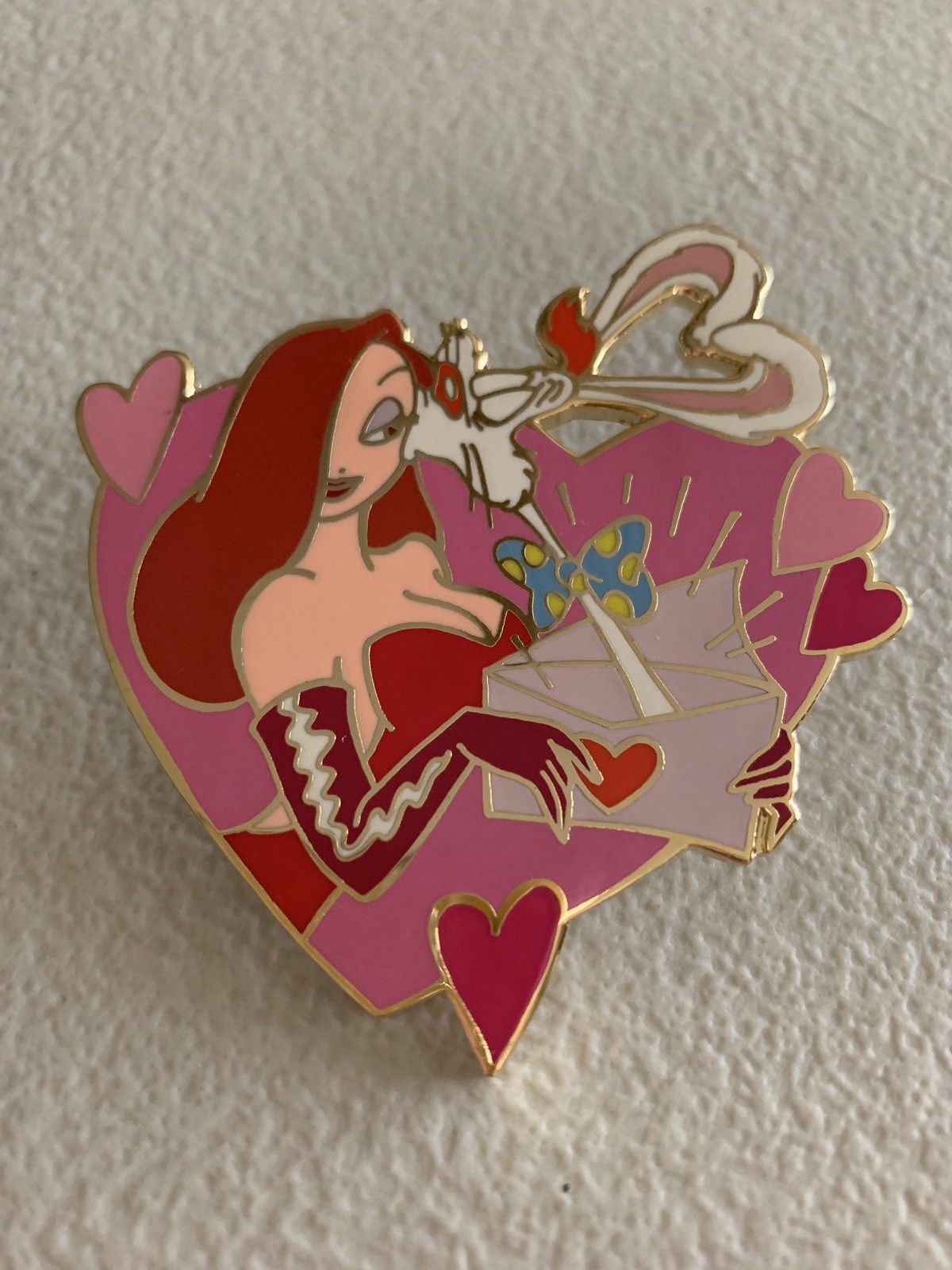 Disney Auctions Roger & Jessica Rabbit Valentine Duo Pin LE 100 | eBay