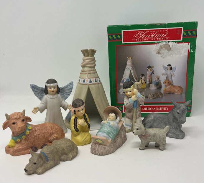Native American Nativity Special Made Exotic Nativity Set | 10 Pieces