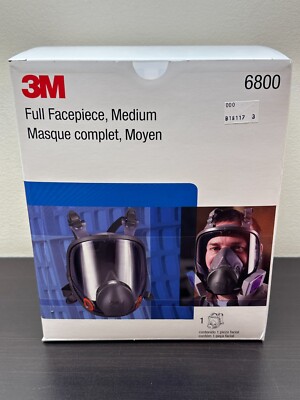 New 3M 6800 Full Facepiece Respirator 6000 Series 6800 - Medium | eBay