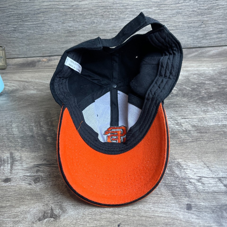 San Francisco Giants Baseball Cap Men's Black Orange 100% Cotton ...
