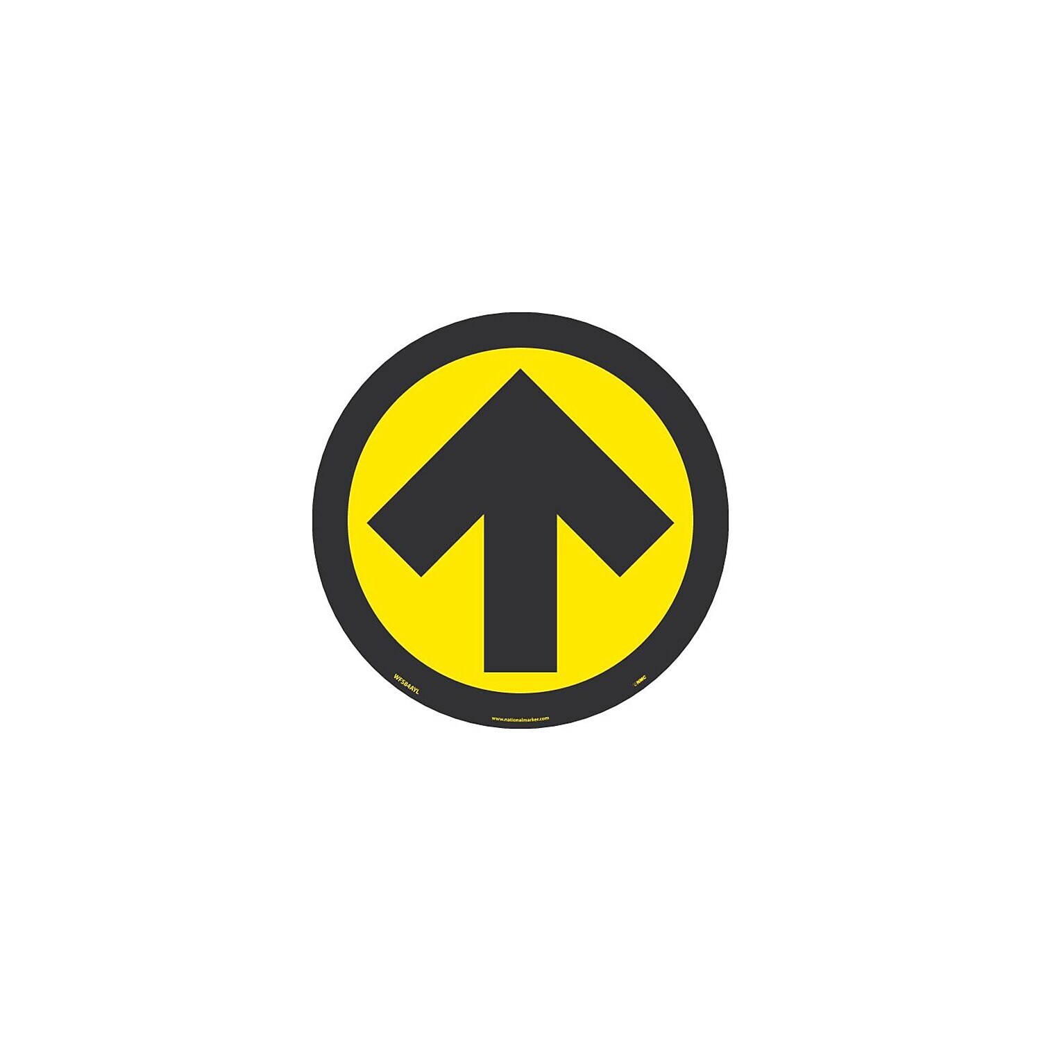 National+Marker+Temp-Step+Floor+Decal+Arrow+8%22+%22+Yellow%2FBlack ...