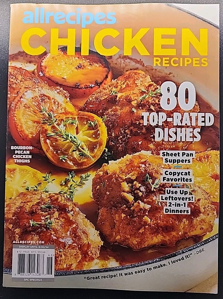 Allrecipes Magazine Chicken Recipes 80 Top- Rated Dishes | eBay