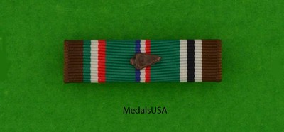 WWII European Theater Ribbon Bar & Arrowhead Device D-Day Marketgarden ...