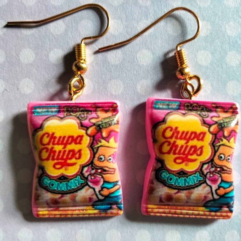Novelty Candy Sweets Sweet Chocolate Lollipop Dangle Drop Earrings | eBay