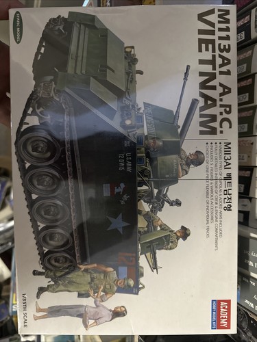 Academy Models 1:35 SCALE M113A1 A.P.C Vietnam War Tank KIT #13266 NIB ...