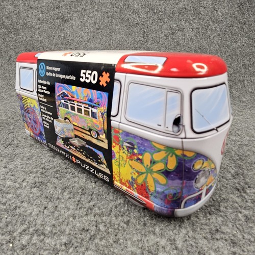 Wave Hopper VW Bus 550 Piece Jigsaw Puzzle in Tin Eurographics New ...