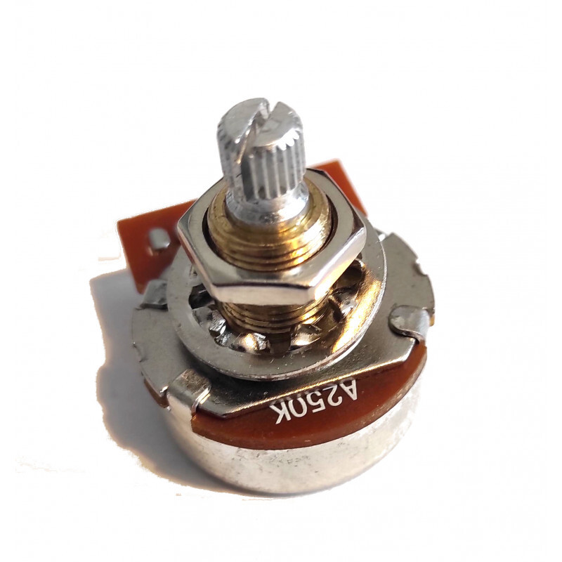 Poti Potentiometer Alpha US Größe Split Shaft 250K Audio (Log ) | eBay