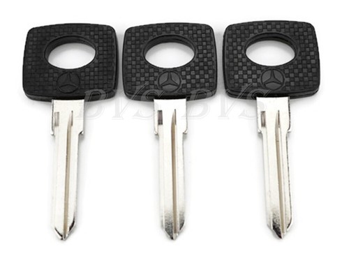 3x KEY BLANK For MERCEDES BENZ 240D 300D 300CD 300SC 300TD MB41P W123 ...