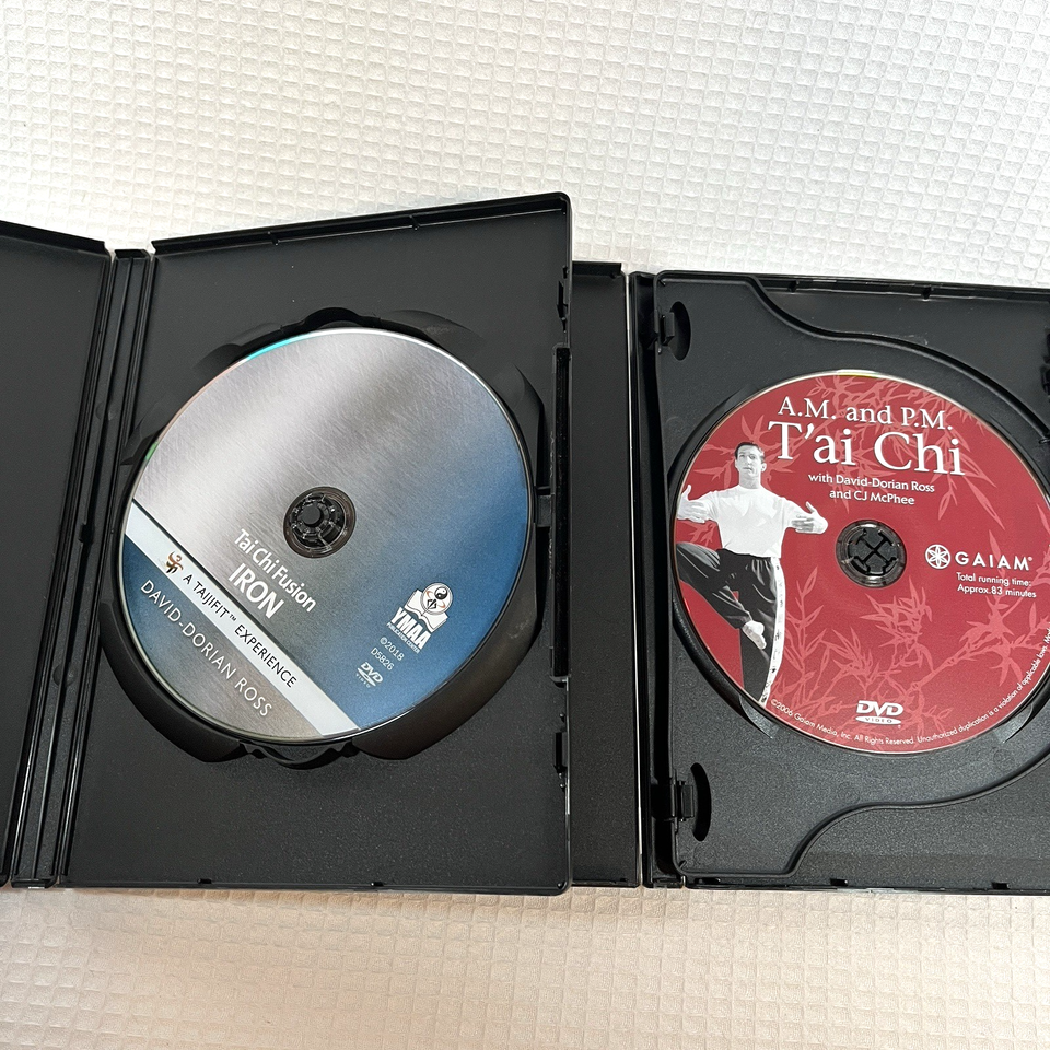 David Dorin-Ross DVD's Tai Chi AM & PM and Tai Chi Fushion Iron ...