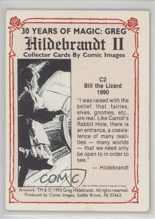 1993 30 Years of Magic: Greg Hildebrandt II Chromium Bill the Lizard # ...