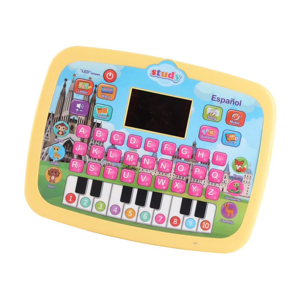 Spanish Learning Tablet Interactive Electronic Spanish Learning Toy ...