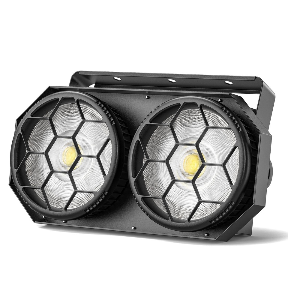 UKING 260W COB RGB LED Stage Par Can Light DMX DJ Audience Blinder ...