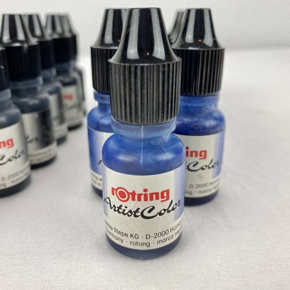 35 Professional ROTRING Artist Color Ink Watercolor Colour 10ml Red ...