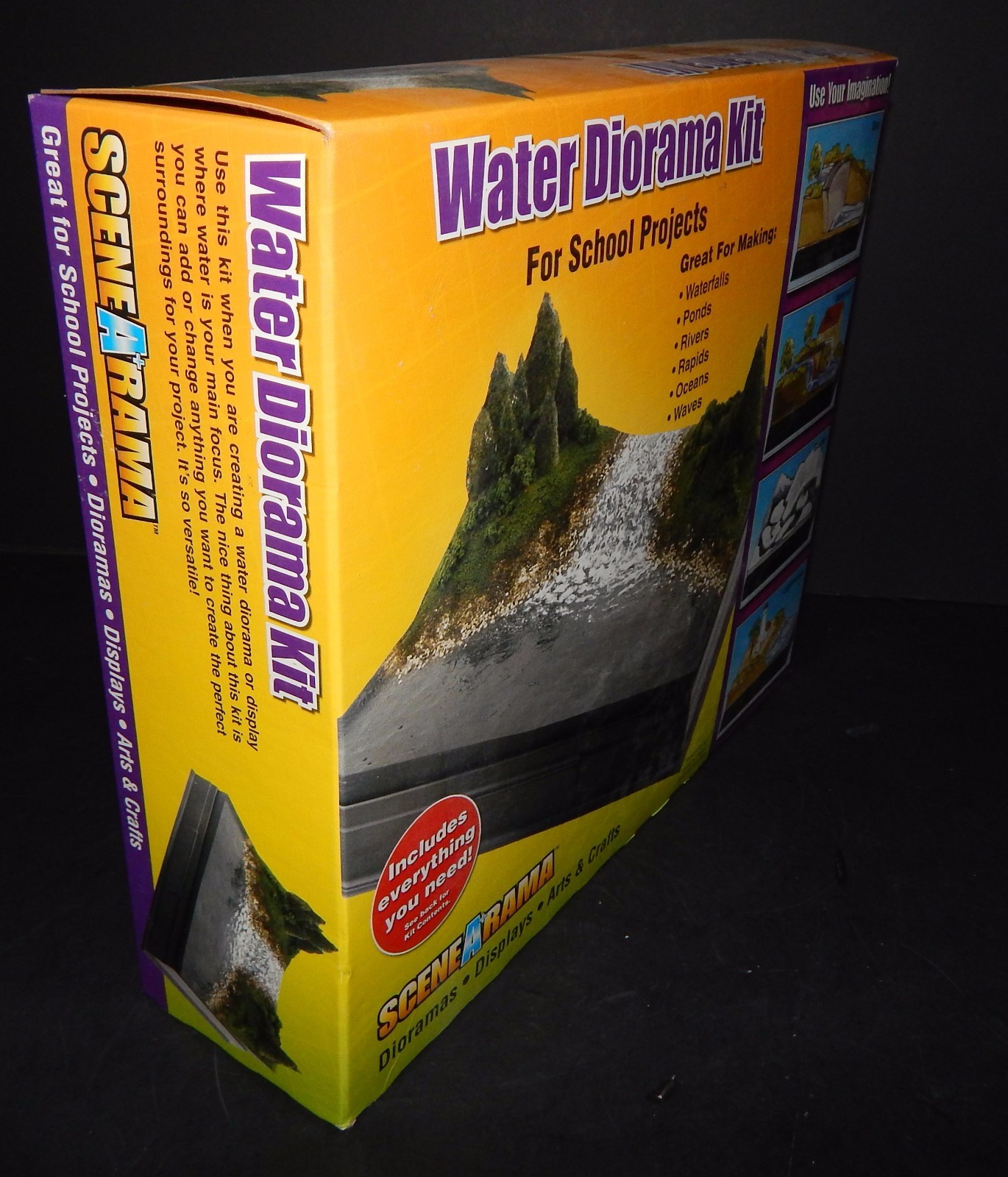 Scene-A-Rama Water Diorama Kit Waterfalls Ponds Rapids School Projects ...