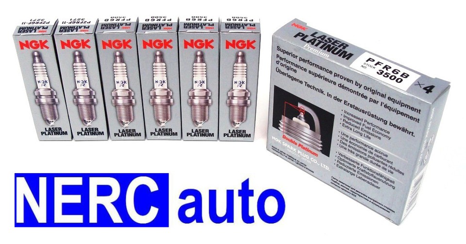 NGK LASER PLATINUM Platinum Spark Plugs PZFR5F 3741 Set of 6 | eBay