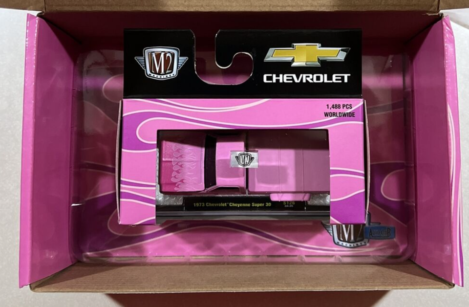 NEW 2024 M2 Machines Auto-Club Box #17 PINK 73 Chevy Super 30 ...