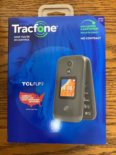 Tracfone TCL FLIP 2 + 1 Year of Service with 1200 MIN/1200 Text/1200MB ...