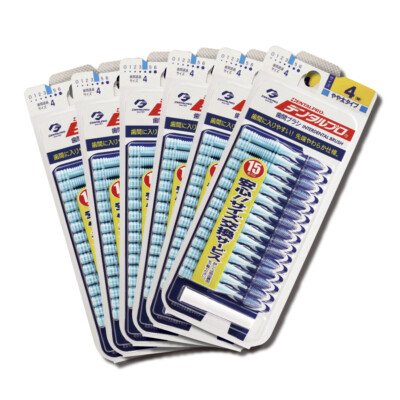 Interdental Brush Dentalpro Interproximal Floss Blue 15P Size4 6packs M ...