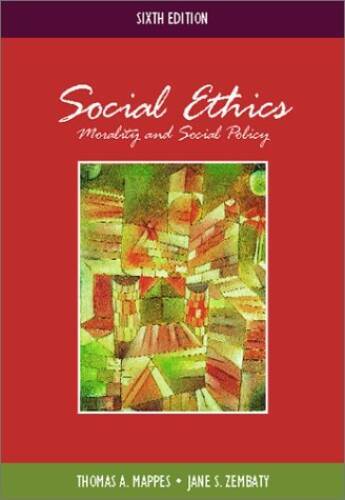 Social Ethics: Morality and Social Policy - Paperback By Thomas A ...