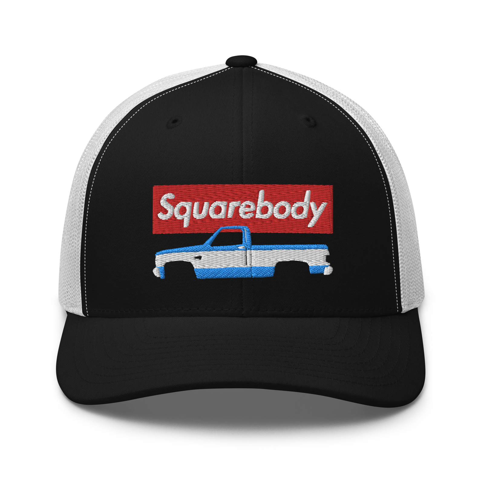 1987 Chevy C10 Silverado Squarebody Square Body Pickup Trucker Cap ...