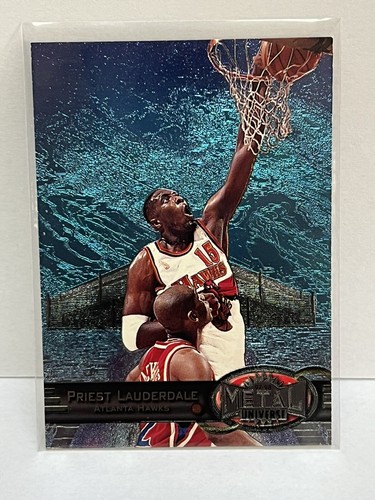 PRIEST LAUDERDALE 1997-98 Skybox Metal Universe #15 Atlanta Hawks | eBay