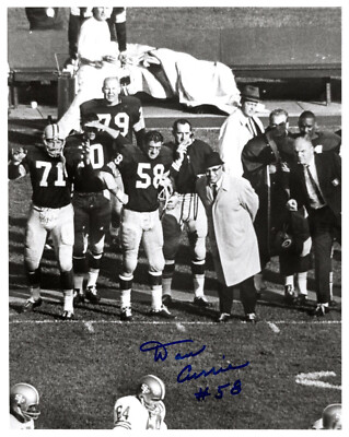 Packers Linebacker DAN CURRIE (d) Signed 8x10 Photo #2 AUTO - 1961 FL ...