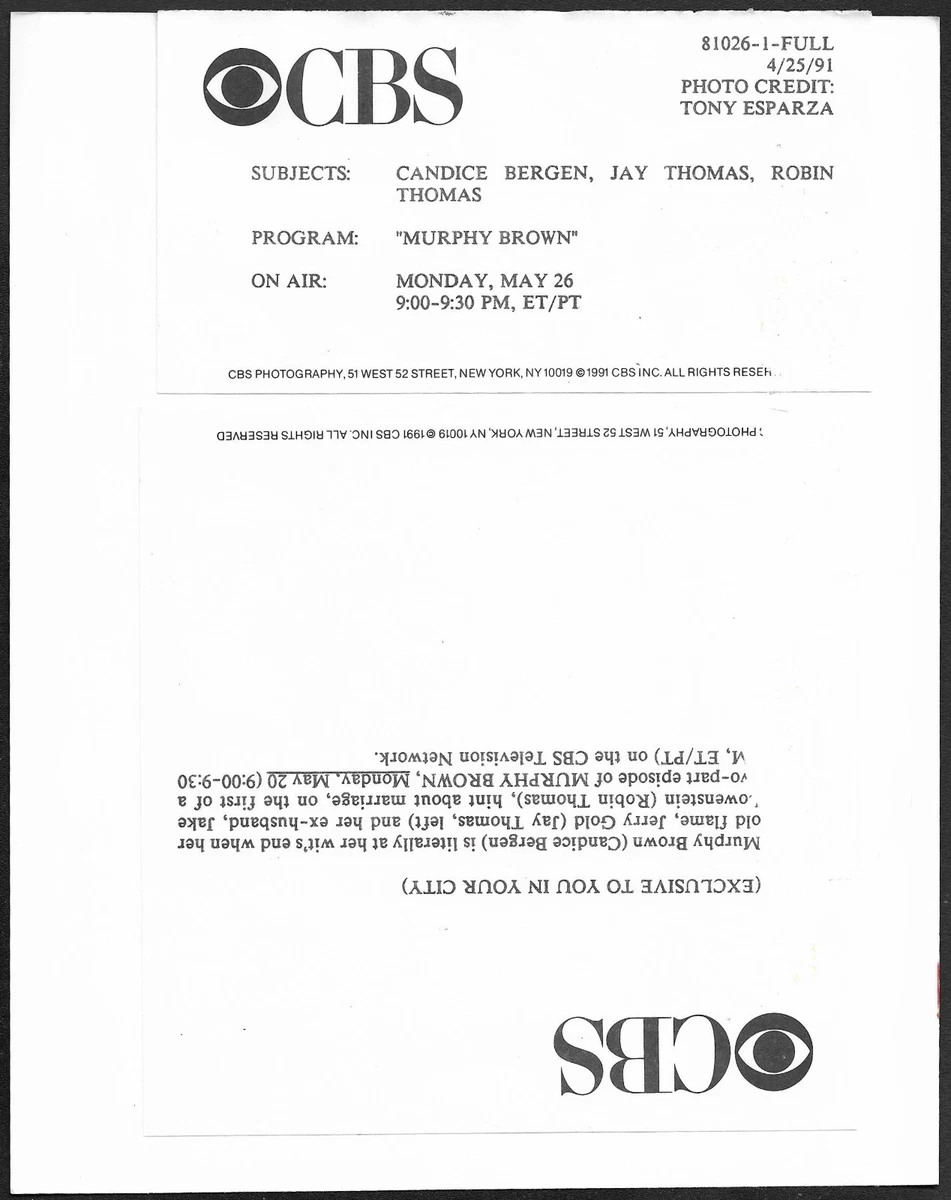 Robin Thomas Murphy Brown