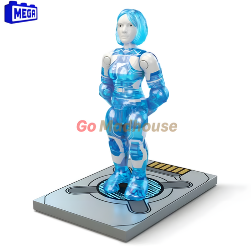 Halo Infinite Mega Construx Cortana/The Weapon Mini Figure Toy Fast UK ...