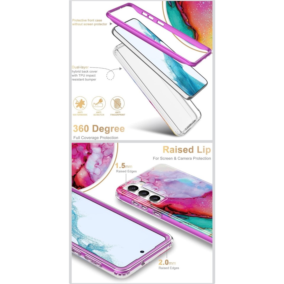 Samsung Galaxy S23 Case Protective Phone Case for Galaxy S23 6.1" Opal ...