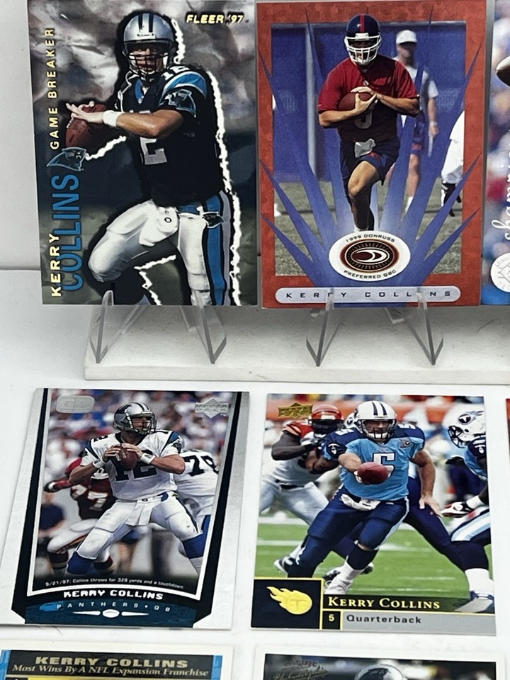 Kerry Collins Lot - 1995 SP RC Score RC Inserts Serial Numbered ...