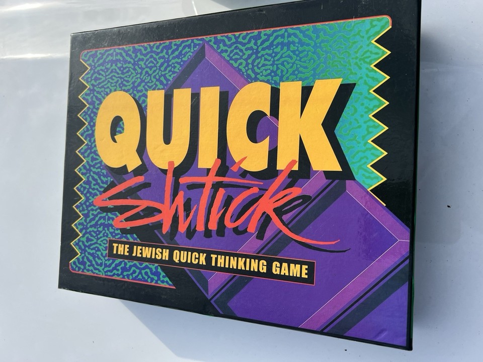 Quick Shtick Educational Board Game The Jewish Quick Thinking Game ...