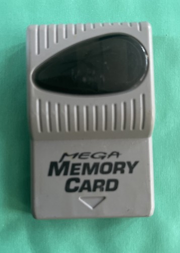 Mega Memory Card 8 MB [Gray] Compatible For PS1 Sony Playstation 1 ...