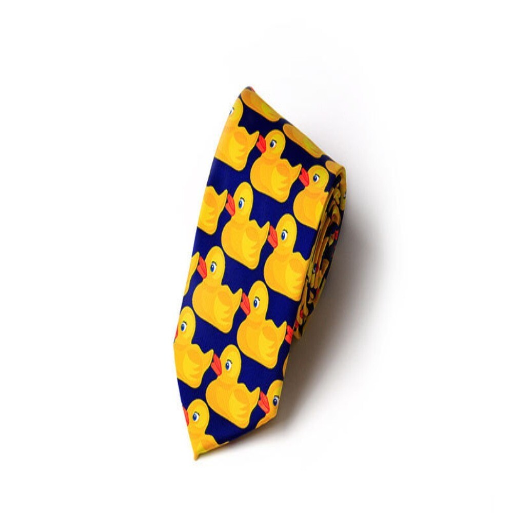 Rubber Duck Necktie Ties How I Met Your Mother Printed Tie Funny Ducky ...