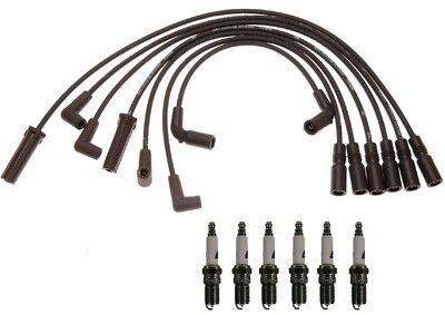 GM OE Ignition Wire Set & 6 ACDelco Rapidfire Spark Plugs Kit For Chevy ...