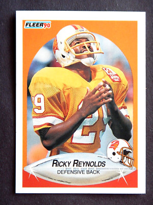 Ricky Reynolds #353 Fleer 1990 Football Card (Tampa Bay Buccaneers) E ...