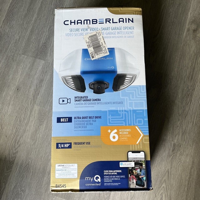 Chamberlain B4545 Secure View Smart Garage Door Opener for sale online ...