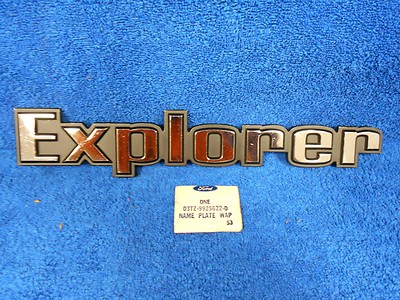 1973-79 FORD EXPLORER TRUCK BEDSIDE EMBLEM NOS FORD 916 | eBay