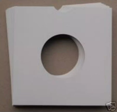 Premium 7" Strong White Card Record / Vinyl Sleeves for 45rpm Singles ...