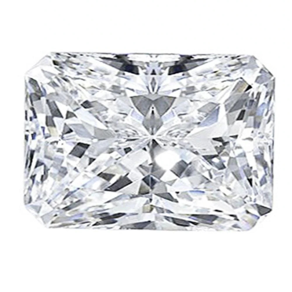 12.40 Ct Certified VVS1 D Grade Radiant Cut 12x16 MM Natural White ...