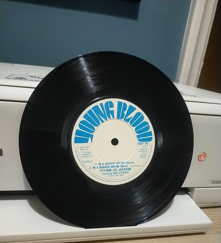 Python Lee Jackson featuring Rod Stewart - In A Broken Dream 72 vinyl ...