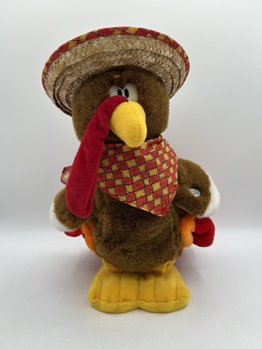 Dan Dee Animated Plush Turkey Hops to "Turkey in the Stall" Gently Used ...