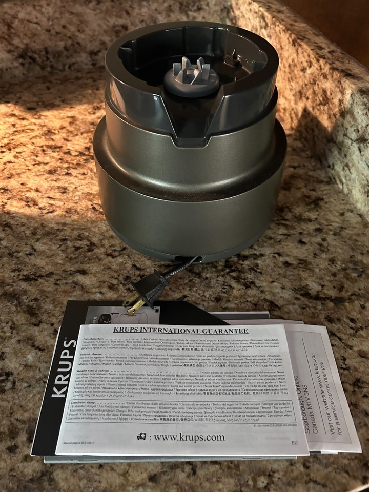 Krups 5-Speed Blender Pulser KB790 1000 Watt Unit Base Motor WILL BE ...
