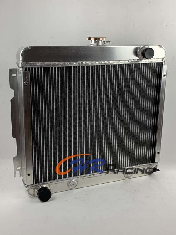 3 Row Aluminum Radiator+Fan for 1970 1971 1972 Dodge Dart/ Plymouth ...