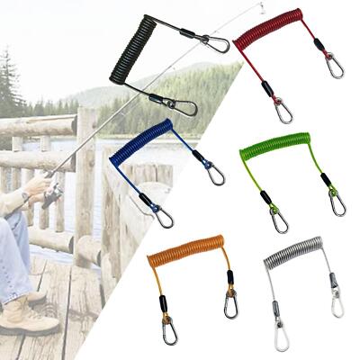 Fishing Lanyard Fishing Rod Tether Elastic Rope Rope Fishing Rod Holder ...